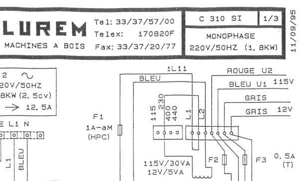 Combiné LUREM C310si - La Documentation Technique